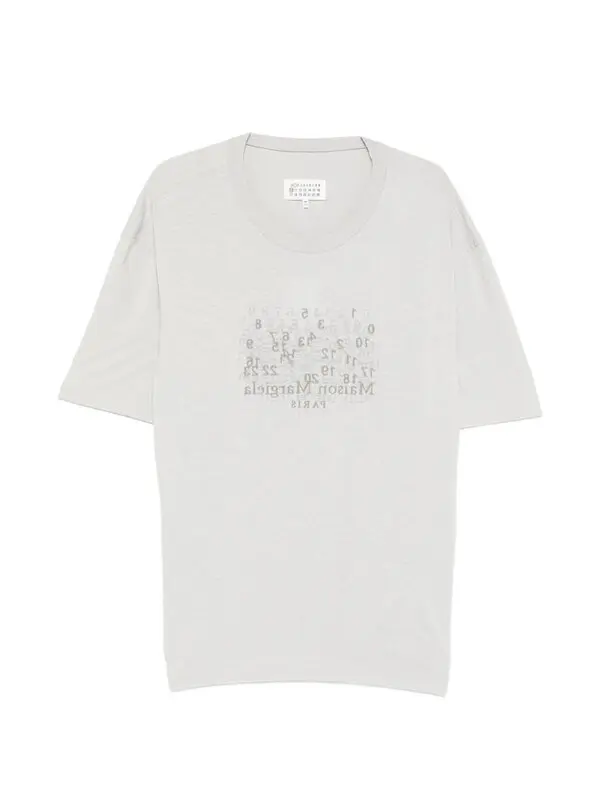 MAISON MARGIELA Embroidered Cotton T-shirt