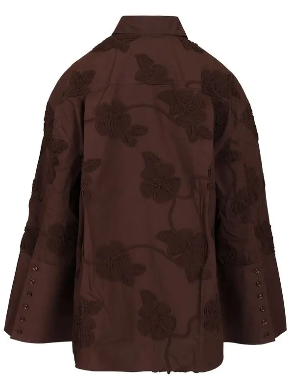 ROTATE BY BIRGER CHRISTENSEN Flower Oversized Shirt