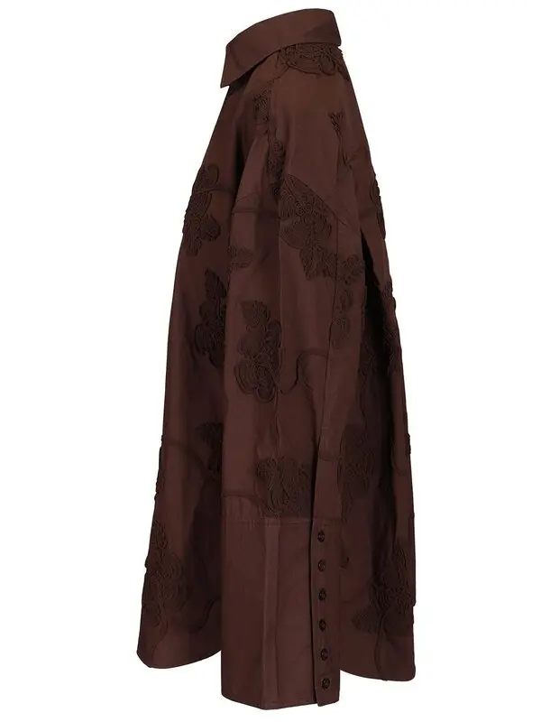 ROTATE BY BIRGER CHRISTENSEN Flower Oversized Shirt