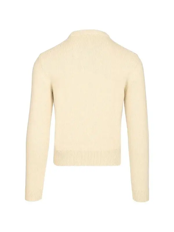 Celine Slim-fit Logo-intarsia Cashmere Sweater