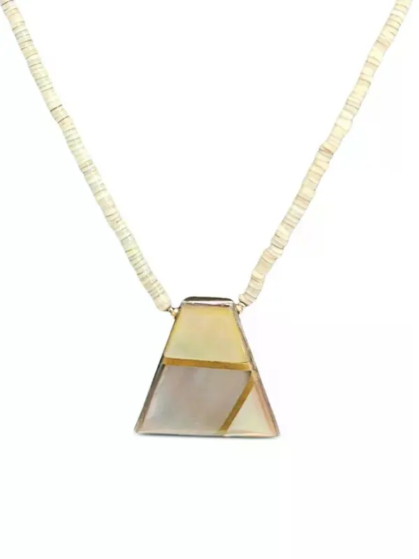 MADISON 1970s Santo Domingo-2 Necklace With Geometric Pendant