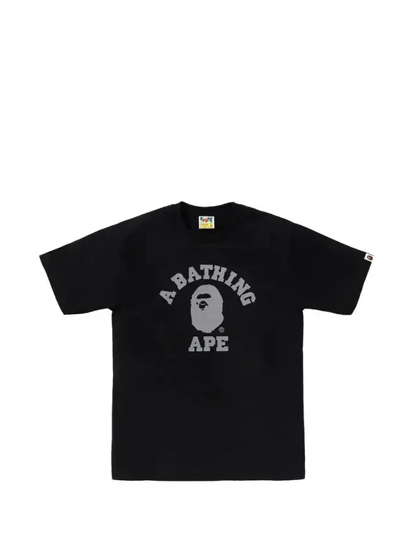 A BATHING APE Reflective College T-shirt