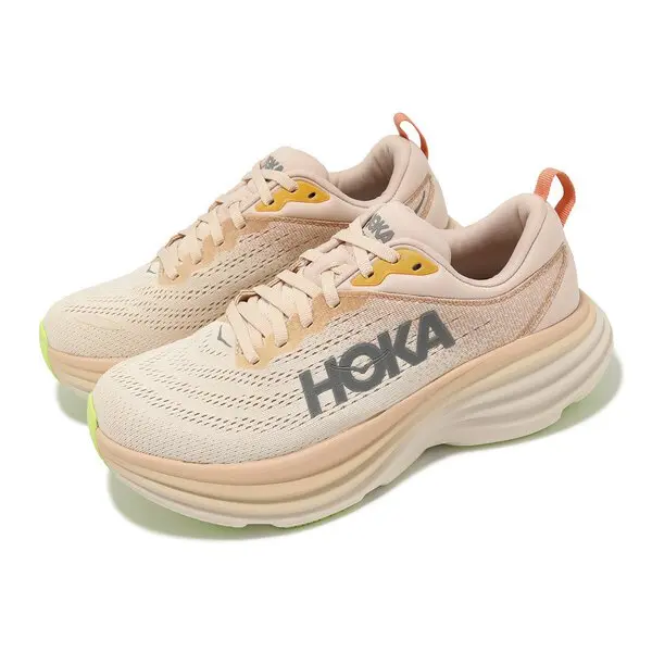 Hoka One One Bondi Wide Sneakers - Cream/vanilla