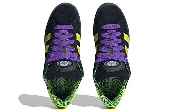 Adidas Originals Campus 00s Sneakers - Black/yellow/purple
