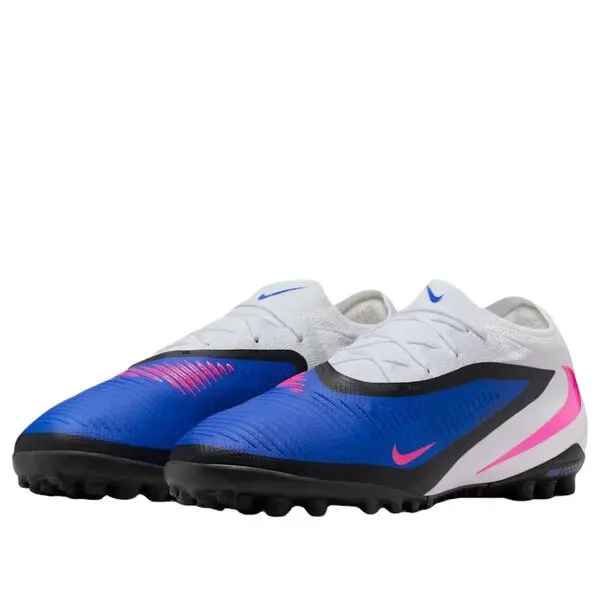 Nike Phantom Low Pro Turf Football Shoe - Blue/pink/blast-white