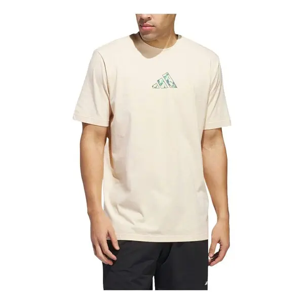 Adidas Lil Stripe Photoreal Graphic T-shirt Asia Sizing - Beige