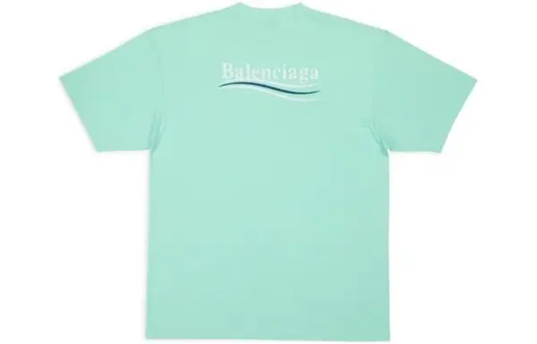 Balenciaga Political Campaign T-shirt Large Fit - Mint