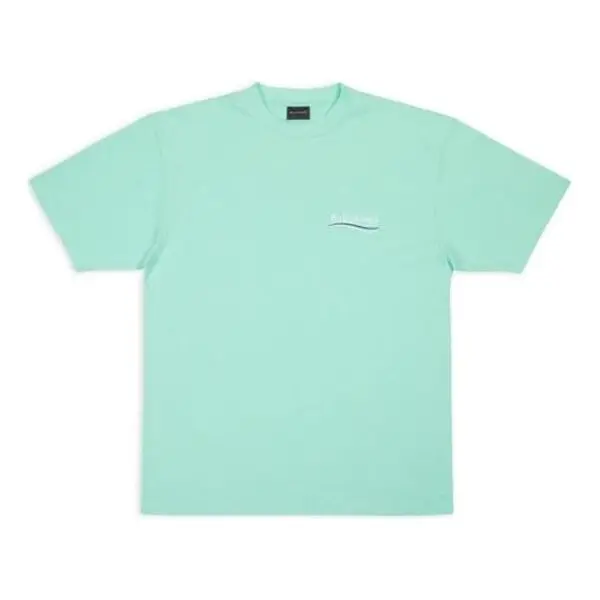 Balenciaga Political Campaign T-shirt Large Fit - Mint