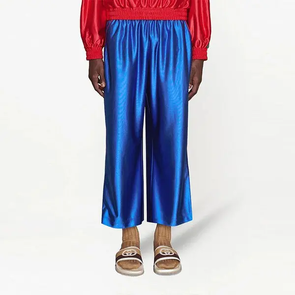 Gucci Shiny Track Pants 'royal Blue