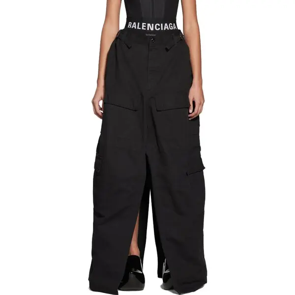 Balenciaga Apron Cargo Pants Skirt
