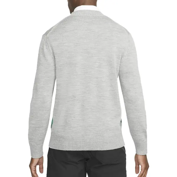 Nike Tiger Woods Knit Golf Crew Sweater 'grey