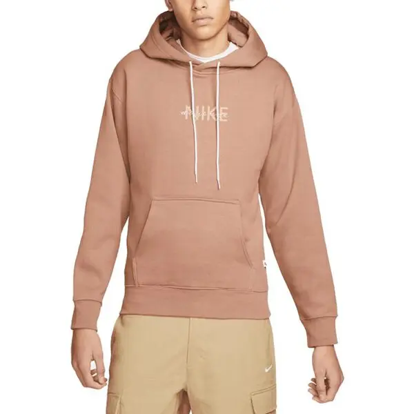 Nike X Doyenne Fleece Skate Pullover Hoodie 'fossil Rose