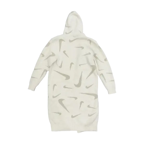 Nike Phoenix Cozy Boucle Long Knit Cardigan - White