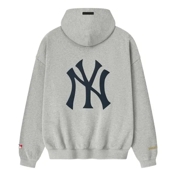 Fear Of God Yankees Stadium Sport Hoodie By - Concrete Heather