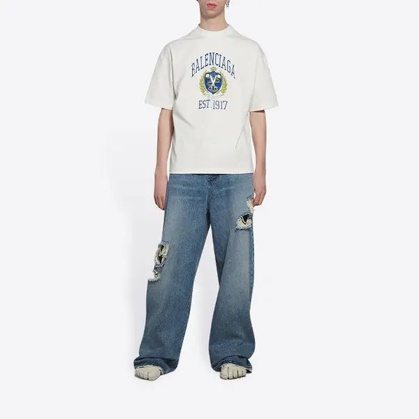 Balenciaga Varsity Logo T-shirt Medium Fit