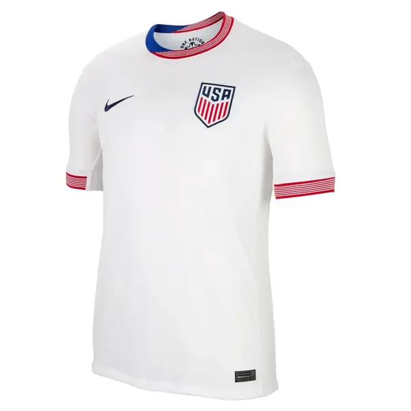 Nike Usmnt 24 Stadium Home Replica Soccer Jersey 'white - White/blue