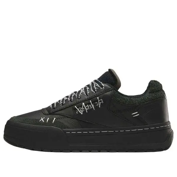 REEBOK X Universal Monsters Club C Megacourt Sneakers - Black/white/black