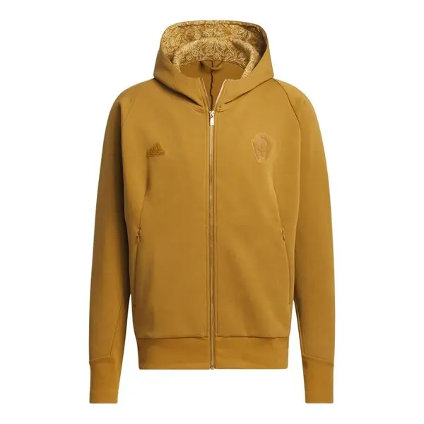 Adidas Mahomes Z.n.e. Premium Full-zip Sweatshirt - Brown