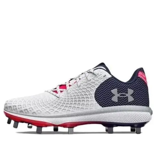 Under Armour Ua Glyde 2 Mt Le Softball Cleats - White/black/red