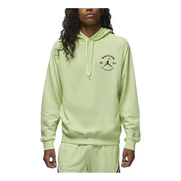 JORDAN Dri-fit Sport Bc Fleece Hoodie 'light Liquid Lime - Light Liquid Lime/black