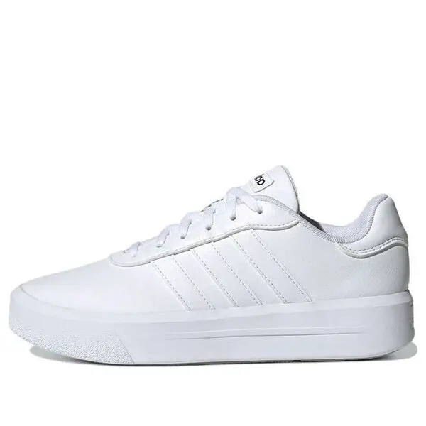 Adidas Court Platform Sneakers - Cloud White/cloud White/core Black