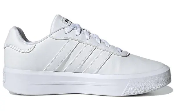 Adidas Court Platform Sneakers - Cloud White/cloud White/core Black