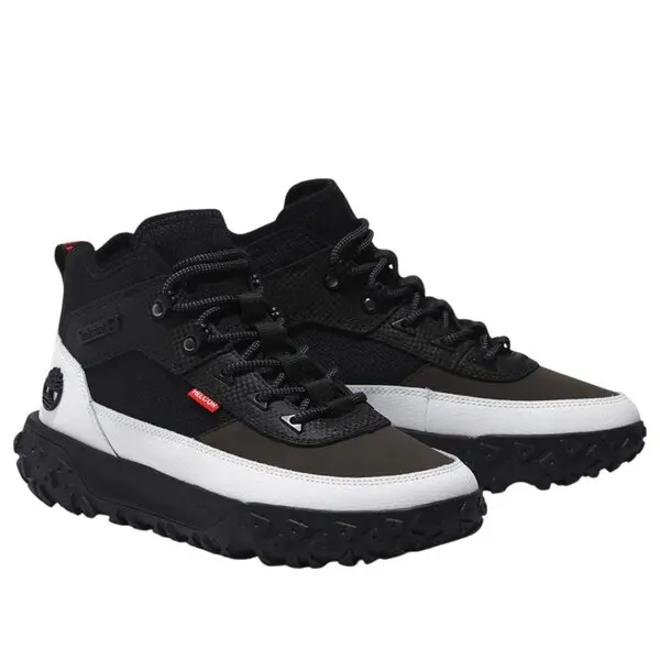 Timberland Motion 6 Waterproof Mid Boot - Black/white