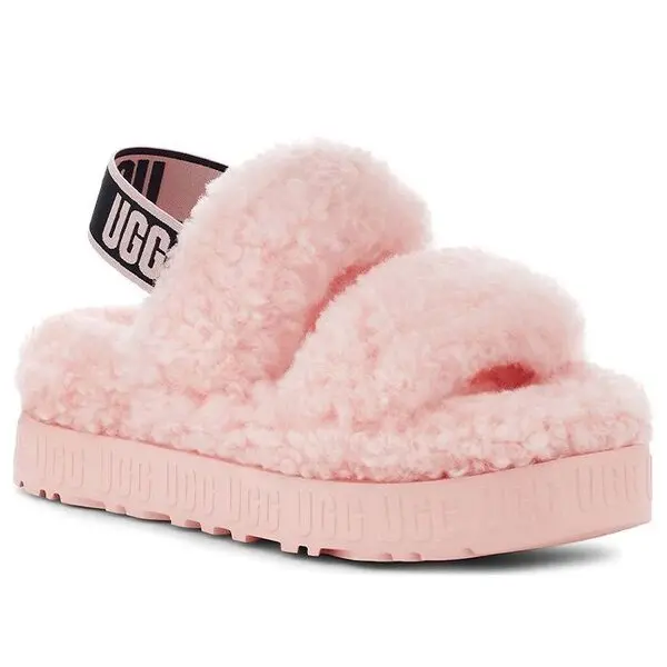 UGG Oh Fluffita Slides - Pink/black