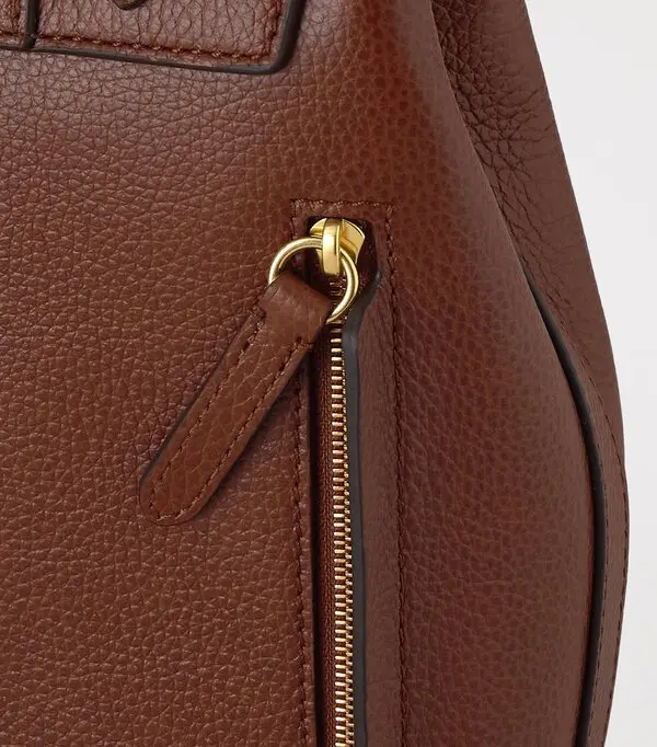 Mulberry Mini Grained Leather Bayswater Backpack - Brown