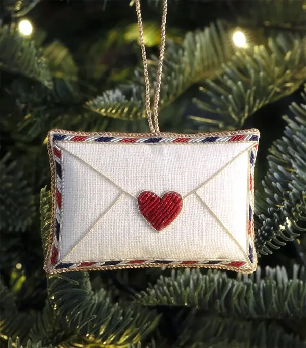 KATIE LARMOUR Beaded Letter Tree Decoration