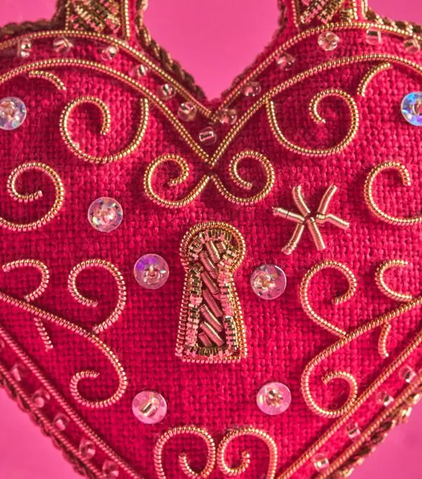 KATIE LARMOUR Heart Locket Tree Decoration