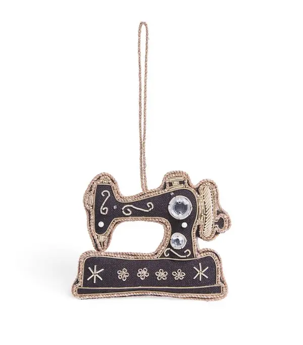 KATIE LARMOUR Vintage Sewing Machine Tree Decoration