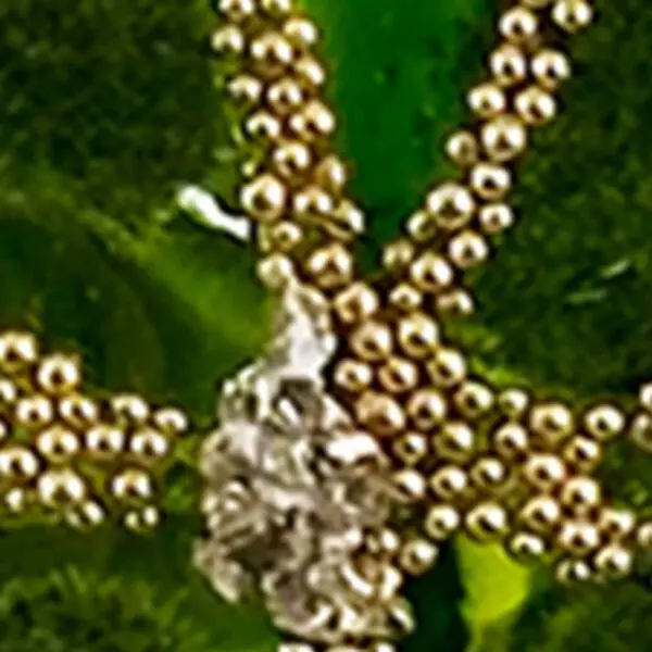 SHISHI Velvet Circle-pattern Bauble