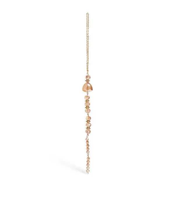 SHISHI Beaded Icicle Tree Decoration - Gold
