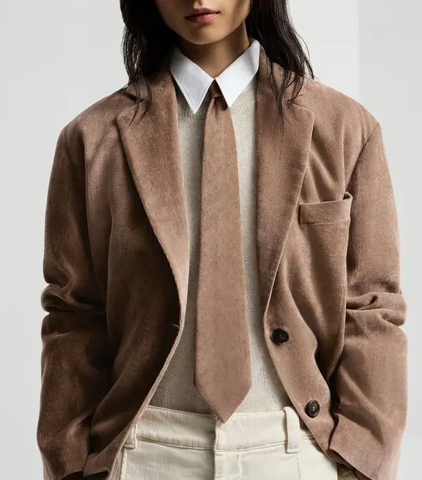 Brunello Cucinelli Corduroy Tie