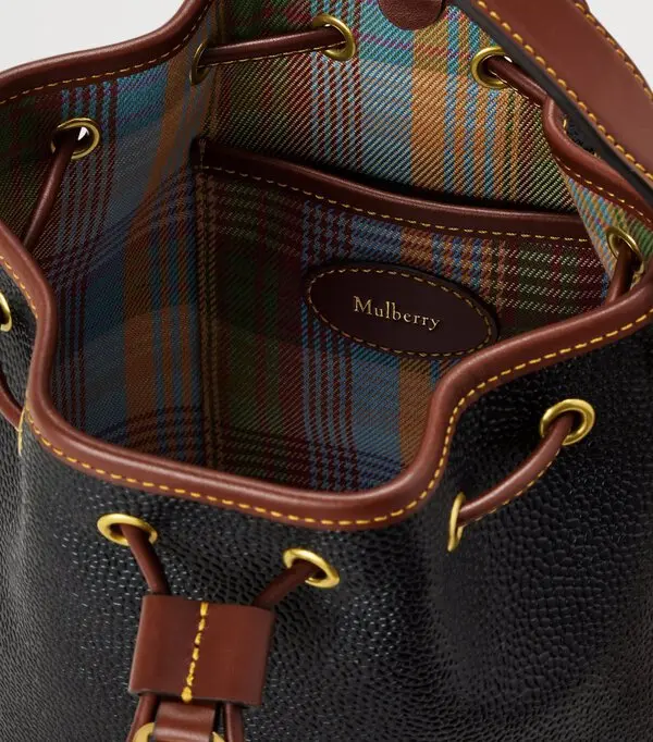 Mulberry Small Leather-trim Bucket Bag