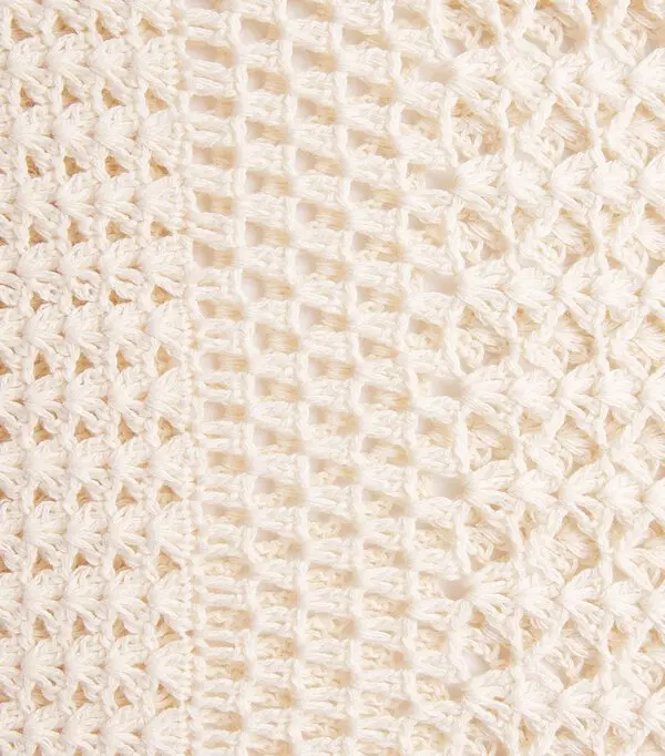 Escvdo Crochet Reflejo Maxi Dress
