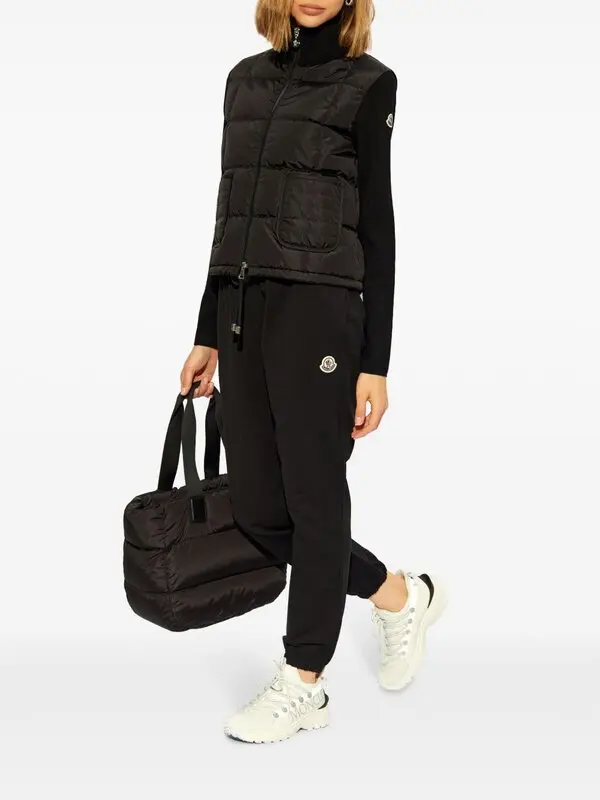 Moncler Wool And Nylon Padded Cardigan