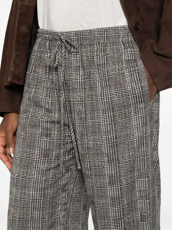 Ermanno Scervino Checked Trousers