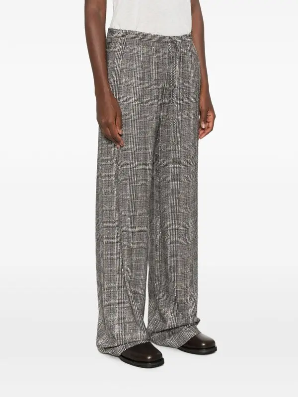 Ermanno Scervino Checked Trousers