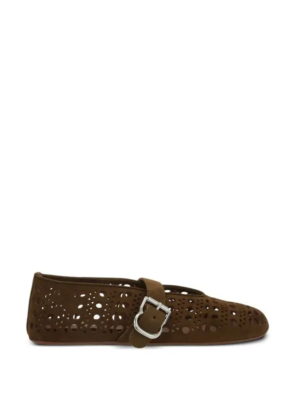 Alaïa Vienne Leather Ballet Flats