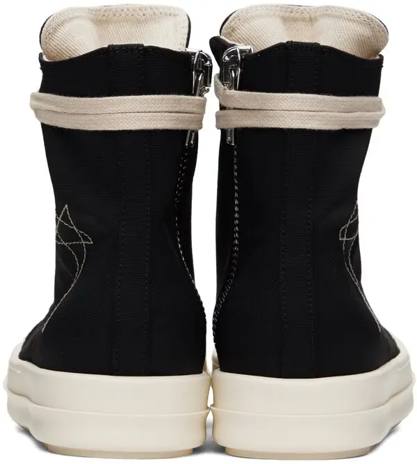 Rick Owens High-top Lace-up Sneakers With Side Zip