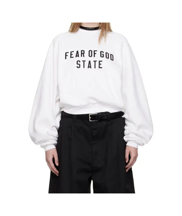 Fear Of God Ribbed Round-neck Sweatshirt