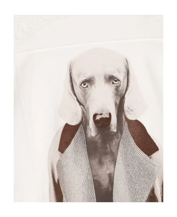 Max Mara Graphic Print Long Sleeve Sweatshirt
