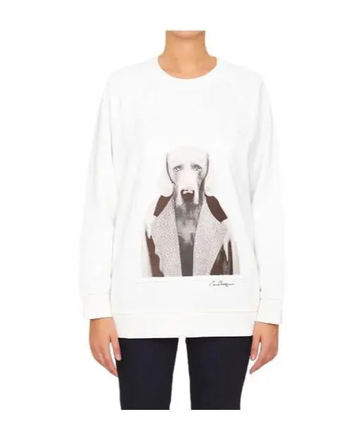 Max Mara Graphic Print Long Sleeve Sweatshirt