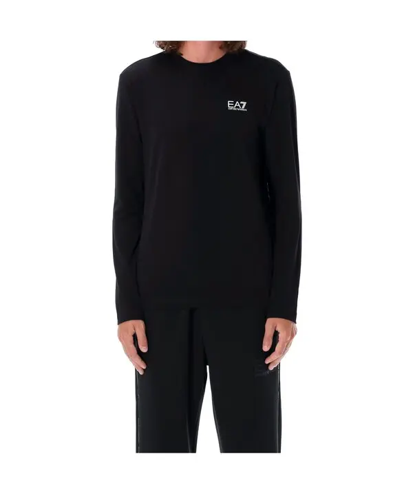 EA7 Logo-printed Long-sleeved T-shirt