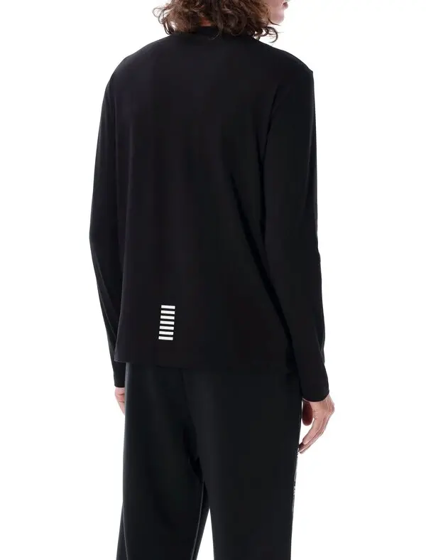 EA7 Logo-printed Long-sleeved T-shirt