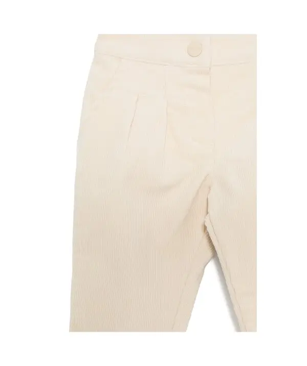 Moschino Corduroy Trousers With Logo Detail