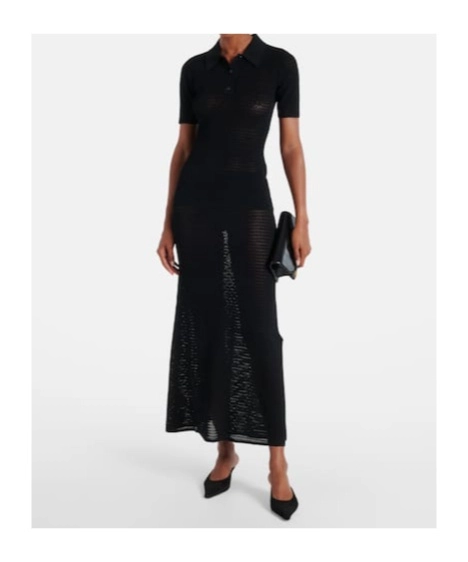 Victoria Beckham Pointelle Polo Shirt