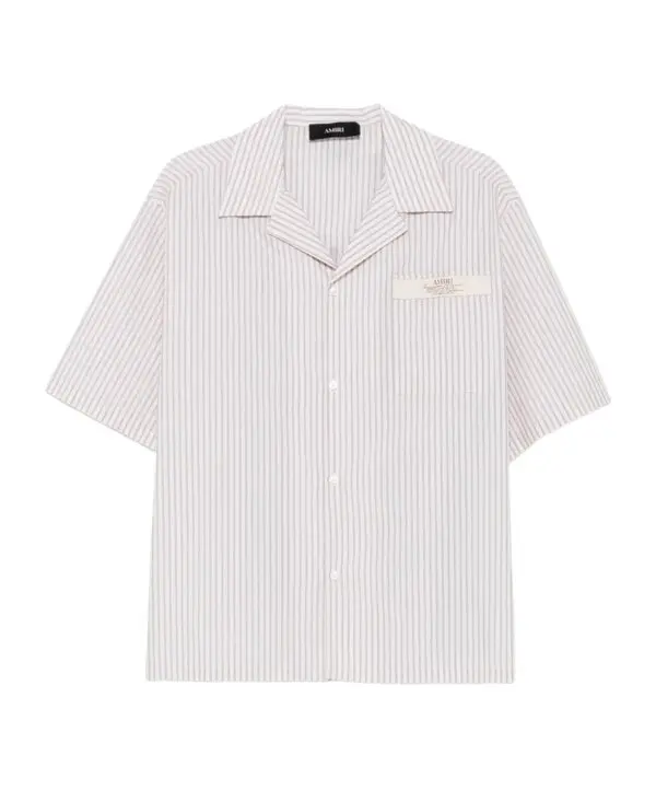 Amiri Box Camp Striped Shirt